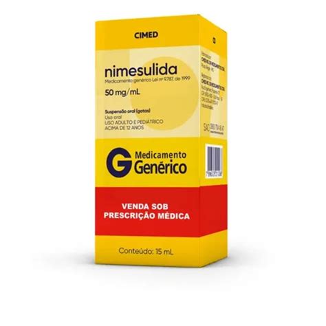 Nimesulida 50mgml Gotas 15ml Cimed 1farma Cimed Industr