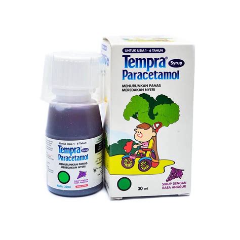 Jual Tempra Sirup Rasa Anggur 30ml Shopee Indonesia
