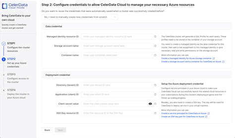 Deployment On Azure Celerdata Byoc