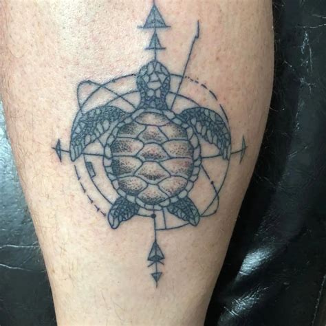Turtle Compass Tattoo The Bamboo Rooms Samui