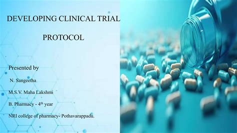 Developing The Clinical Trial Protocol Ppt Pptx