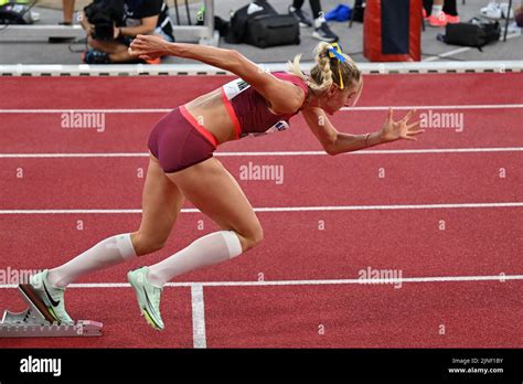 Anna Ryzhykova Ukr 400m Hurdles Women Drusin The Herculis 2022