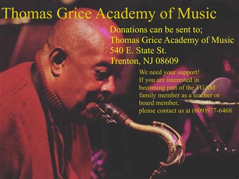 Thomas Grice Academy Of Music Trenton Nj