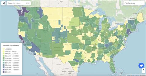 Software Engineer Pay Choropleth Heatmap Across Maps On The Web Software Engineer Pay Choropleth Heatmap Across Maps On The Web