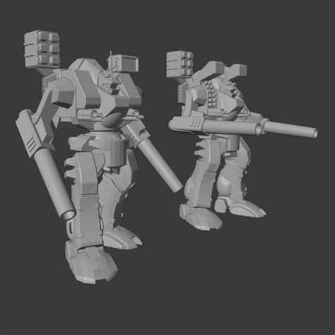 3d File Robotech Rpg Tactics Destroid Excalibur Tomahawk Macross 🔨