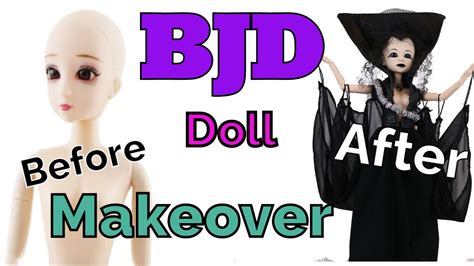 Bjd Doll Makeover Transformation Faceup Dark Princess Lili Mia