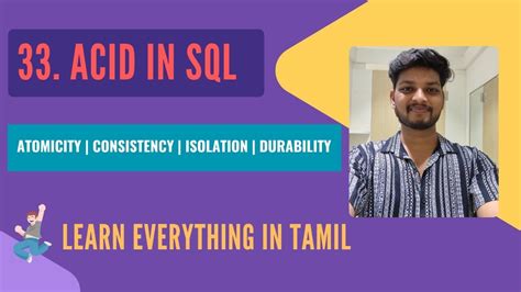 33 Acid Properties In Sql Tamil Database Transactions Explained With