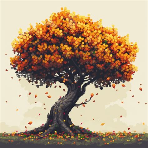 Tree Pixel Art Pixel Art Pxlart