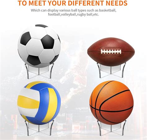 Canipha Acrylic Ball Stand Holder Clear Display Stand For Sports