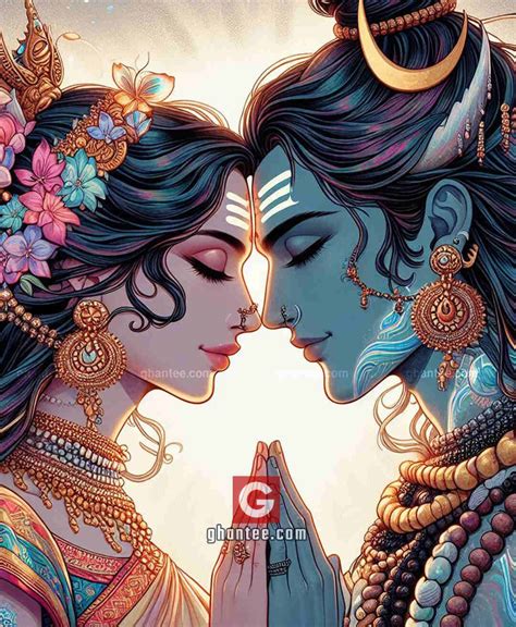 Shiv Shakti One And The Same Hindu Art Shiv Shakti Drawing Shiva