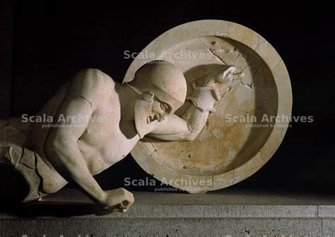 Detail Of Fallen Warrior From The East Pediment Of The Temple Of Aphaia