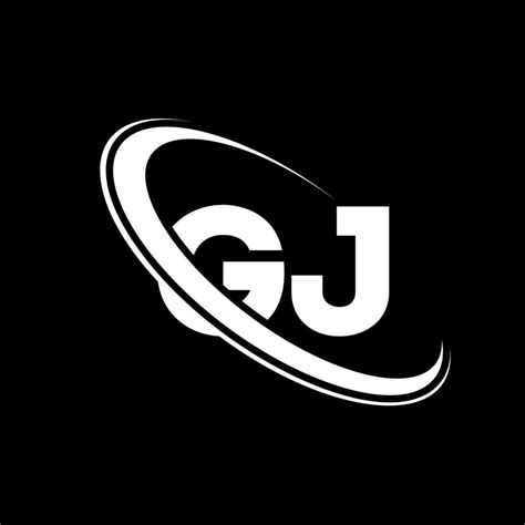 Gj Logo G J Design White Gj Letter Gj Letter Logo Design Initial