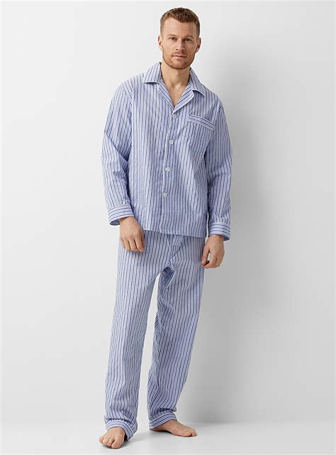 Pyjamas Vêtements Détente Et Pantoufles Pour Homme Simons