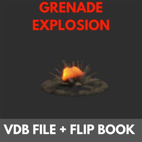 Grenade Explosion Model Turbosquid 2097091