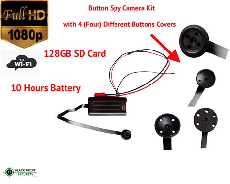 Shirt Button Spy Full Hd Camera Dvr With Video Audio Recording