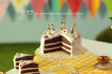 Polymer Clay Birthday Cake