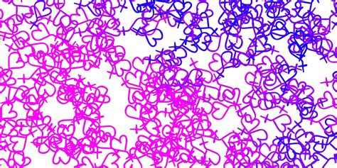 Light Purple Pink Vector Pattern With Feminism Elements 2942584
