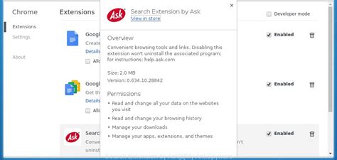 how to remove search extension by ask [chrome firefox ie edge]