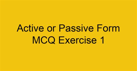 Advanced Level Grammar Exercise MCQ Test