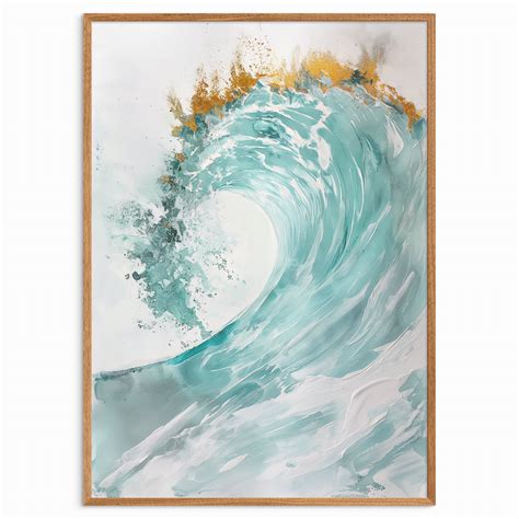 Seafoam Cascade Print Artworld