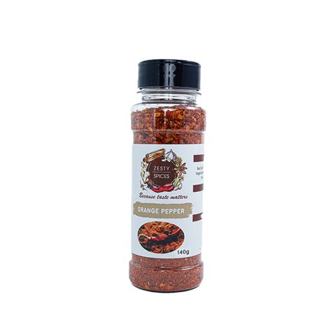Orange Pepper 140g Zesty Spices