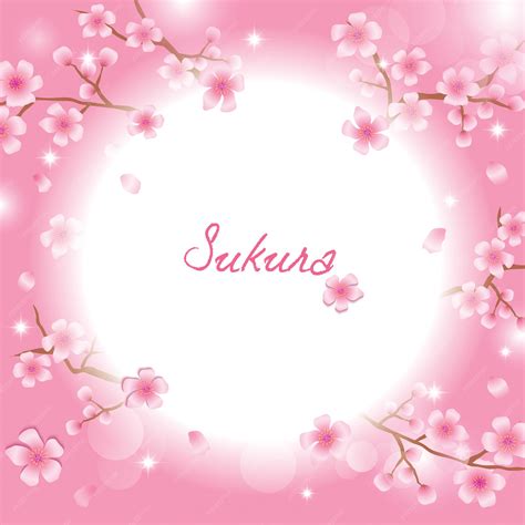 Premium Vector Sakura Template