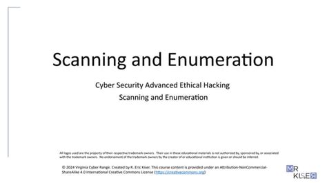 4 2scanning And Enumeration Presentation Slides 1pptx