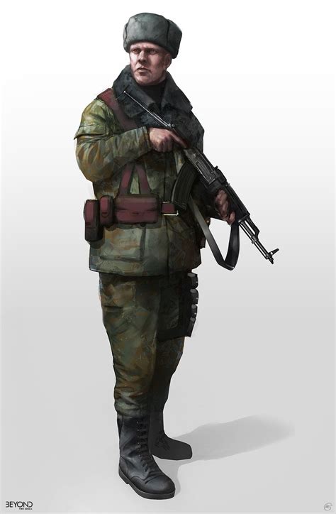 Russian Soldier Jose Afonso Eskwaad Soldier Apocalypse Character