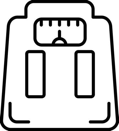 Weight Scale Outline Icon 9244598 Vector Art At Vecteezy