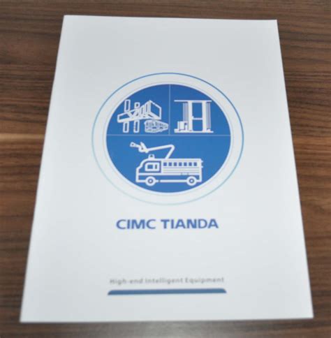 Cimc Tianda Special Airport Fire Engine Truck Chinese Brochure Prospekt