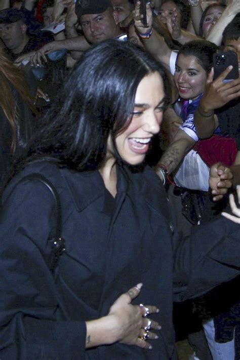Dua Lipa Spotted In Dark Ensemble Meeting Fans In Argentina Nov 2025