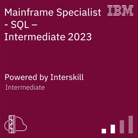 Interskill Mainframe Specialist Sql Intermediate 2023