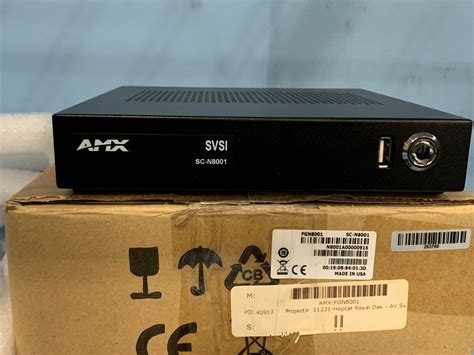 Amx Fgn8001 Sc N8001 Av Distribution System Controller Lpav