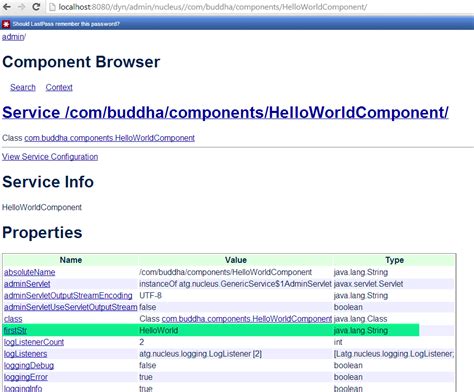 Atg How To Start Creating A Hello World Component And Module Example Stack Overflow