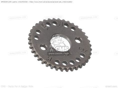 14321mcs000 Sprocket Cam Honda Buy The 14321 Mcs 000 At Cmsnl