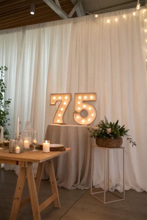 15 Inspiring 75th Birthday Decoration Ideas Vervilla