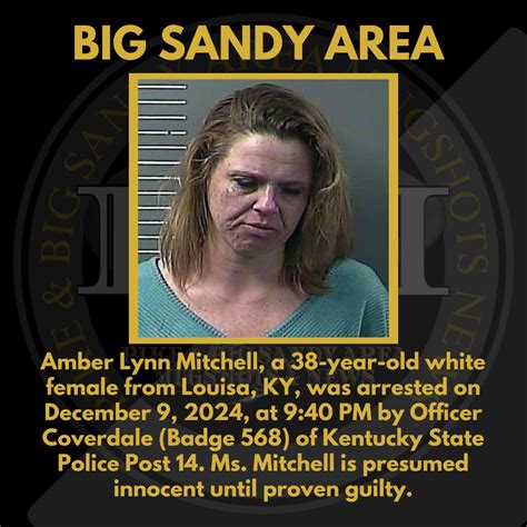 Amber Mitchell Big Sandy Area Mugshots News