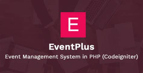 Eventplus Event Management System In Php Codeigniter Online