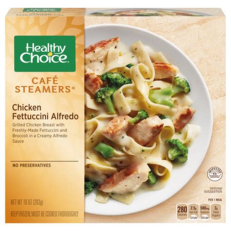 Healthy Choice Chicken Fettuccini Alfredo