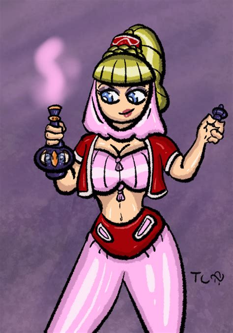 Barbara Eden Jeannie By Bowlerhattom On Deviantart