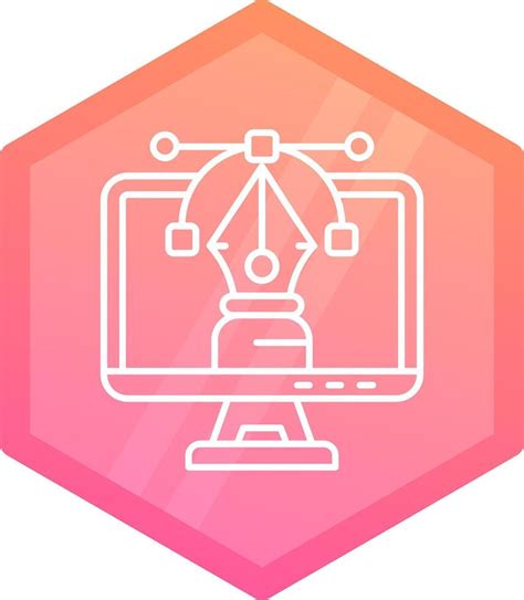 Vector Gradient Polygon Icon 38183643 Vector Art At Vecteezy
