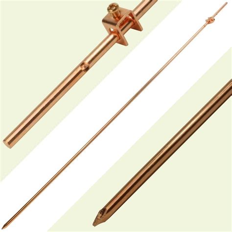 Skywalker 4ft Ground Rod With Attached Wire Clamp