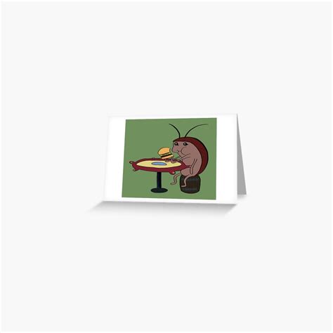 Sponge Bob Cockroach Meme Sticker For Sale By Hollyu16 Redbubble
