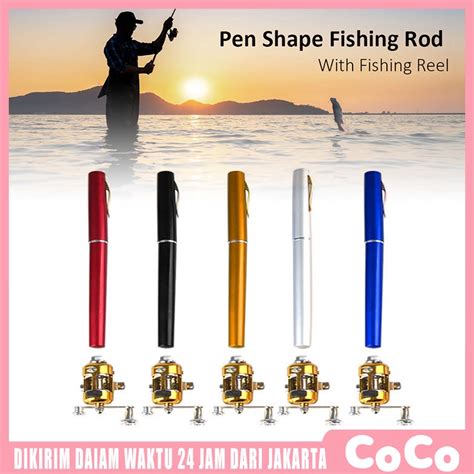 Jual Joran Kail Alat Pancingan Pulpen Mini Fishing Rod Pen Joran