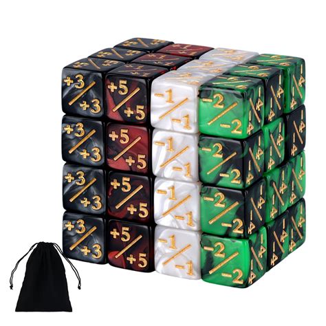 48 Stück Acryl Würfelzähler Token Würfel Würfel Für Magic The