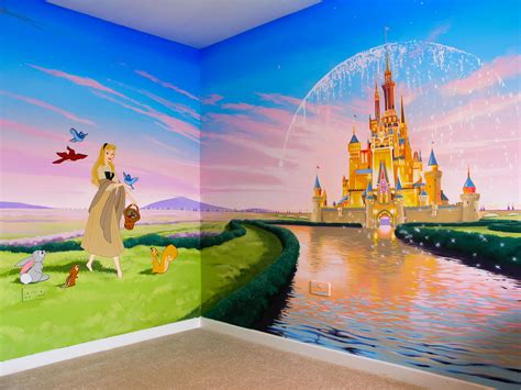 Murale Del Castello Disney Gardaland Adventure Hotel Castelnuovo Del