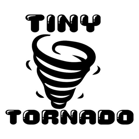 Premium Vector A Black And White Picture Of A Tornado With The Words