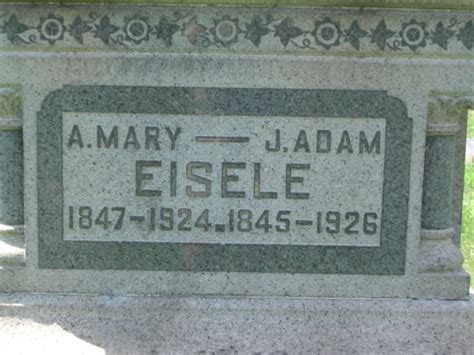 John Adam Eisele 1845 1926 Find A Grave Memorial