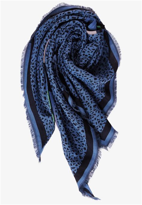 Dámy Šatka Modrá Vzor Cecil Ok Móda Eshop