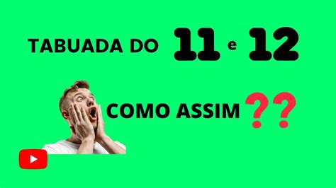 Tabuada Do 11 E 12 Fdplearn